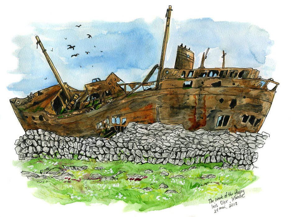 Plein air sketches from Ireland – Chantal Bennett Illustration